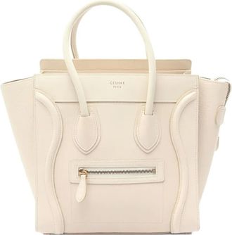 Celine 2000 mini Luggage Handtasche - Nude