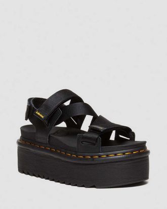 Dr. Martens Kimber II Logo Webbing Sandalen in Schwarz, Gr&ouml;&szlig;e: 38