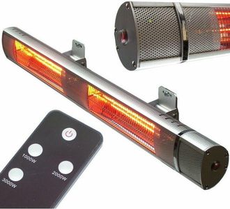 Apex Heizstrahler 3000W Infrarotstrahler 56179 Wandstrahler Terrassenstrahler Funk