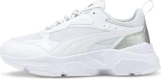 Puma Baskets Cassia Distressed pour Femme, Blanc, 38 EU