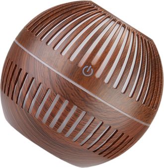 BESPORTBLE Healeved Kleiner Aroma Diffusor Holzoptik Dekorativer Tisch Luftbefeuchter für Schlafzimmer und Büro Ätherische Öle Kompatibel Kompakt und Vielseitig 