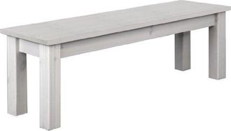 Steens Group Monaco Sitzbank, 140 x 45 x 40 cm (B/H/T), Kiefer massiv, wei&szlig;