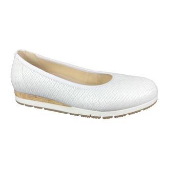 Gabor Elegante Ballerina Schuhe - - Shoes - Damen - Wei&szlig; - 36 EU