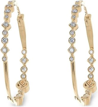 Loree Rodkin créoles en or 14ct pavées de diamants