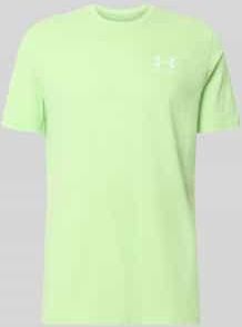 Under Armour T-Shirt mit Logo und Rundhalsausschnitt