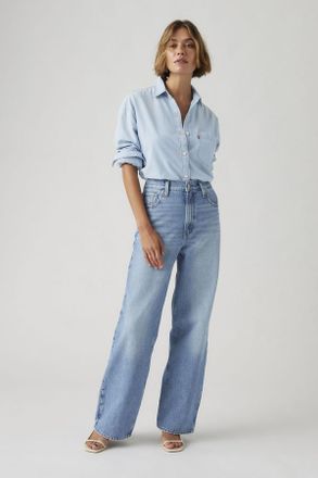 Levi's High Waisted Straight Jeans - Damen - Blau / Blau