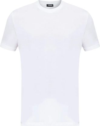 Dsquared2 t-shirt à logo brodé - Blanc