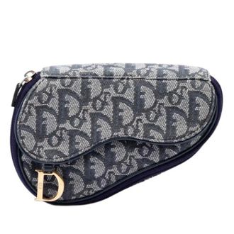 Dior Pochette Saddle Pre-owned - Femme - Pre-owned - Bleu - Taille: ONE Size