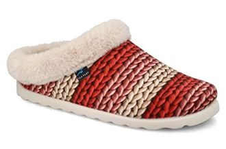 FLY FLOT Femme 864158 Chausson, Rouge/Beige, 40 EU