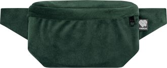 PP-Berlin Bauchtasche, Samt Grün, Eckig, Klein, Vegan, Handmade in Berlin für Damen, Herren, Unisex. Hipbag, Crossbody Bag, Schultertasche, Hüfttasche