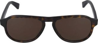 Bottega Veneta Homme, Accessoires, Brun, Taille: 55 MM Bv1292S Lunettes de soleil