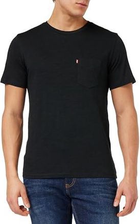 Levi's SS Classic Pocket Tee T-Shirt, Noir minéral, XXL Hommes