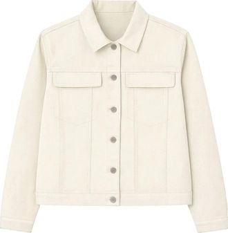 2-Biz Femme, Vestes, Beige, Taille: 46 FR Veste en jean