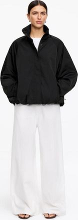 Arket Windbreaker Mit Kordelzug -Schwarz