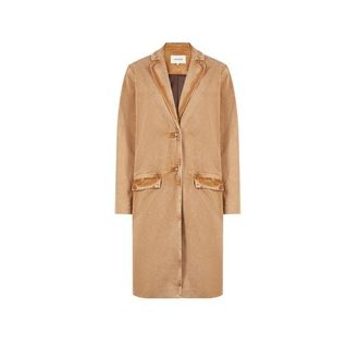 Saison 1865 Long Jeans Jacke - Beige