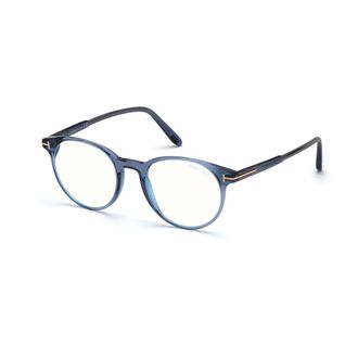 Tom Ford Homme, Accessoires, Bleu, Taille: 47 MM Lunettes Élégantes en Noir