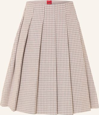 HUGO BOSS Hugo Faltenrock Ranike beige
