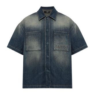 Amiri Herren, Shirts, Blau, LGr&ouml;&szlig;e