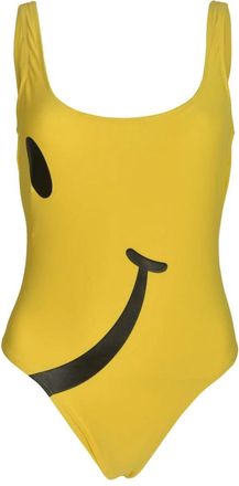Moschino Femme, Maillots de bain, Jaune, Taille: 38 FR Maillot de bain une pi&egrave;ce Smiley