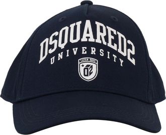 Dsquared2 unisex, Accessoires, Bleu, Taille: L Cappello