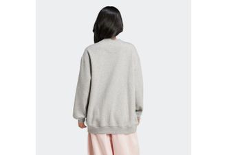 adidas Originals Sweatshirt ESS CREW FL OS mit sportlichem Stil, aus Baumwolle