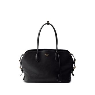 Prada Large Leather Tote Bag