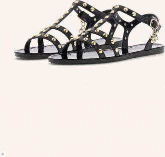 Guess Riemchensandalen Jelly schwarz