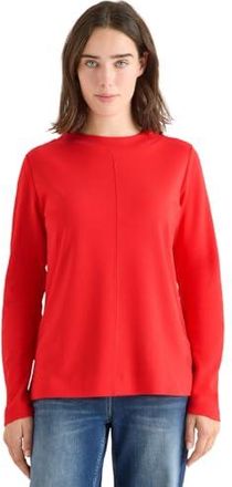 Cecil 3228672 T-Shirt à col Montant uni, Orange Pumkin, XL Femmes