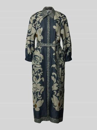 Luisa Cerano Hemdblusenkleid mit Bindeg&uuml;rtel
