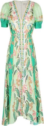 Saloni Femme, Robes, Multicolore, Taille: 34 FR Lea Long Dress