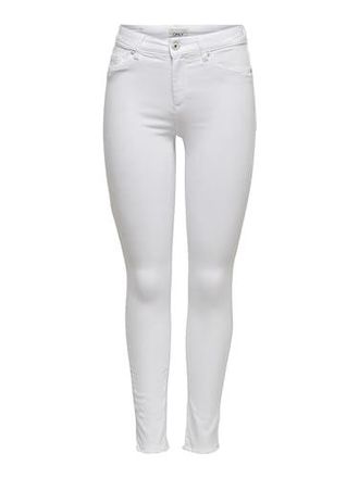 Only Jean Skinny ONLBLUSH Taille Moyenne Skinny Fit Jeans White XL 30 White XL / L30
