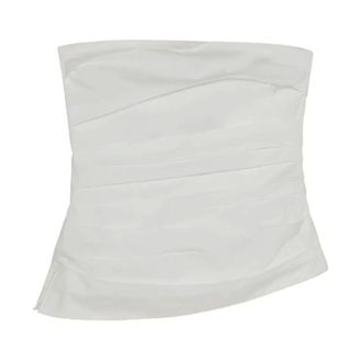 SIMKHAI Emerson Bustier-Oberteil mit Raffung - - Tops - Damen - Wei&szlig; - S
