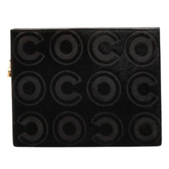 Chanel Pochette en poil de poney Pre-owned - Femme - Pre-owned - Noir - Taille: ONE Size