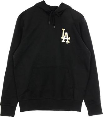 New Era Dodgers Metallic Hoodie Schwarz - - Sweatshirts & Hoodies - Herren - Schwarzk - 2XS