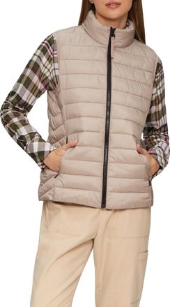 s.Oliver Leichte Weste mit Steppung und Stehkragen