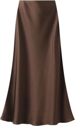 Onsoyours AMISENK Jupe taille haute en polyester - Couleur unie - Robe moulante tendance pour femme - Jupe pour bureau décontracté ou fête - Jupe taille haute, 