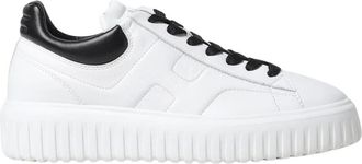 Hogan Homme, Chaussures, Blanc, Taille: 39 EU Chaussures &Eacute;l&eacute;gantes avec Semelle Plate en Caoutchouc et Dessus en Cuir