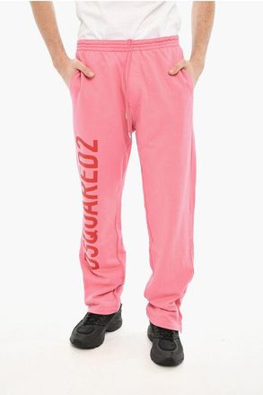 Dsquared2 Fleeced-Cotton Joggers with Side Logo size M