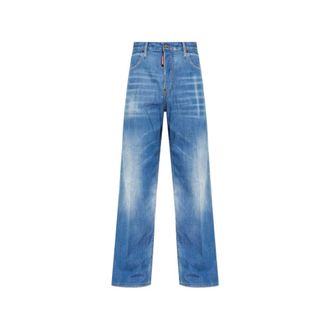 Dsquared2 Homme, Jeans, Bleu, Taille: XS Jean Effet D&eacute;lav&eacute;