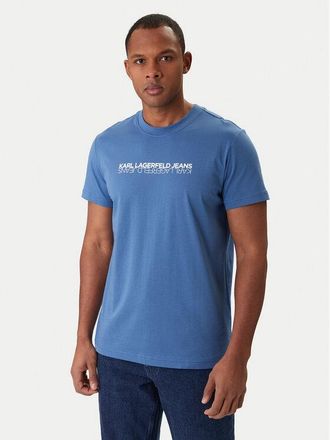 Karl Lagerfeld T-Shirt B1M17063 Blau Regular Fit