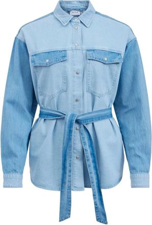 Vila Vila, Femme, Blouses et Chemises, Bleu, Taille: 42 FR Chemise en denim