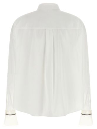 Brunello Cucinelli Shiny Cuffs Shirt - White