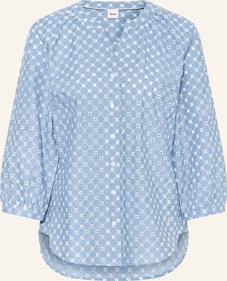 Brax Brax Bluse Velia Aus Lochspitze Mit 3/4-Arm blau