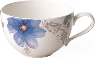 Villeroy & Boch Villeroy und Boch Mariefleur Gris Tasse, 390 ml, Höhe: 7 cm, Premium Porzellan