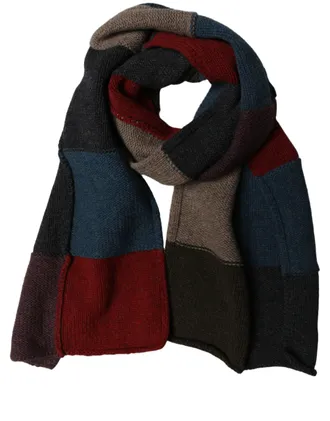 Dolce & Gabbana Patchwork Knit Scarf - Multicolor