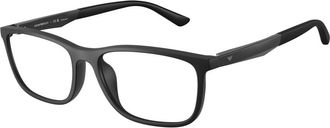 Emporio Armani Homme, Accessoires, Noir, Taille: 55 MM Ea3280U Optical Frame