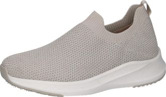 Caprice Damen Slip On Sneaker ohne Schnüren zum Schlupfen, Grau (Lt Grey Knit), 36 EU