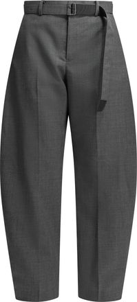 sacai Pantalon en laine ajust&eacute; Sacai
