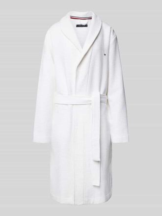 Tommy Hilfiger Regular Fit Bademantel aus Waffelgewebe