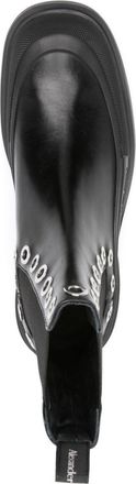 Alexander McQueen Eyelet-Embellished Chelsea Boot - Black